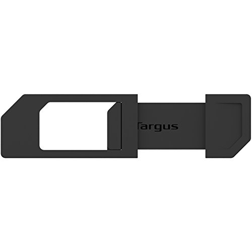 Targus Spy Guard Sliding Webcam Cover on Laptop and Camera Devices for Visual Viewing Security Protection and Anti-Hack Prevention - 1 Pack, Black (AWH011US)