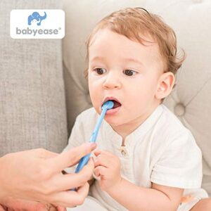 babyease 3-Sided Toothbrush, Ultra Soft All Sides Cleaning Training Tooth Brush for Baby, Toddler 1 Years and Up