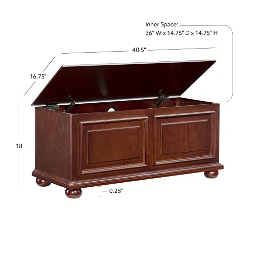 Powell Furniture Chadwick Cedar Chest, Cherry,