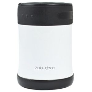 zoie + chloe vacuum insulated stainless steel food jar 12oz / 350ml