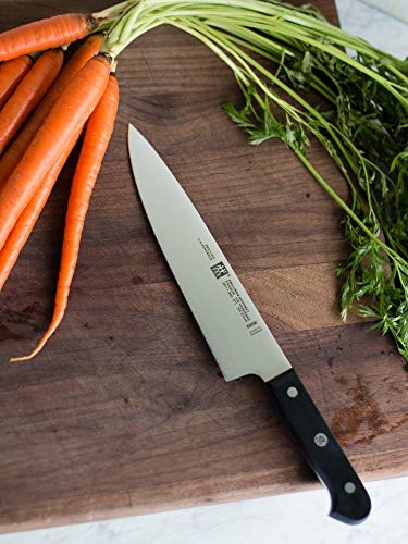 ZWILLING Gourmet 8-inch Chef’s Knife, Kitchen Knife, Black, Stainless Steel