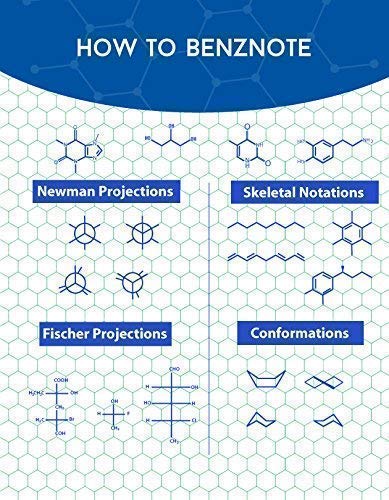 BENZNOTE, Loose Leaf Filler Paper, for Organic and Biochemistry, 8-1/2" x 11", Hexagonal Graph Rule, Green Lined, 3-Hole Punched, 112 Pages