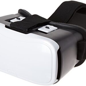 ONN White Virtual Reality VR Smartphone Headset for Apple or Android