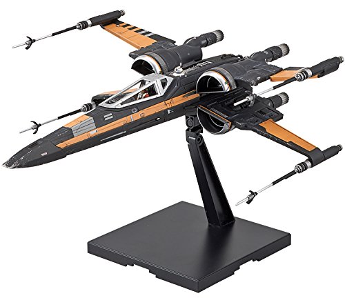 Bandai Hobby Poe's Boosted X-Wing Star Wars, Bandai Star Wars 1/72 Plastic Model Hobby Space Ship