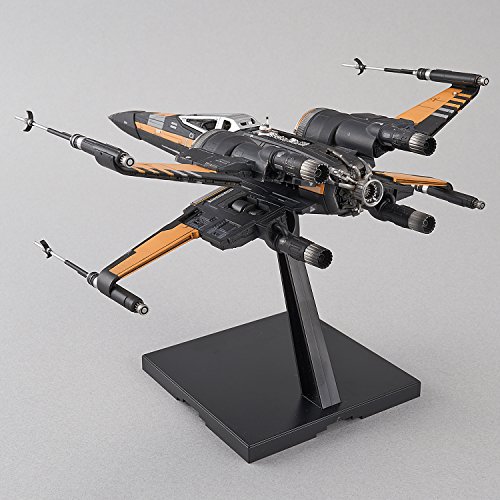 Bandai Hobby Poe's Boosted X-Wing Star Wars, Bandai Star Wars 1/72 Plastic Model Hobby Space Ship