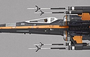 Bandai Hobby Poe's Boosted X-Wing Star Wars, Bandai Star Wars 1/72 Plastic Model Hobby Space Ship