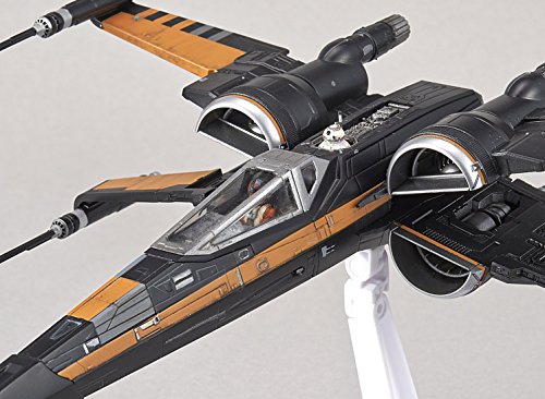 Bandai Hobby Poe's Boosted X-Wing Star Wars, Bandai Star Wars 1/72 Plastic Model Hobby Space Ship