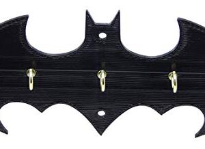 Medallurgy Retro Batman Key Rack Holder Hanger Hook Dark Knight Entryway Organization Decor Wall Key Hooks Jewelry Organizer