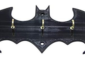 Medallurgy Retro Batman Key Rack Holder Hanger Hook Dark Knight Entryway Organization Decor Wall Key Hooks Jewelry Organizer