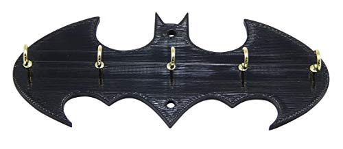 Medallurgy Retro Batman Key Rack Holder Hanger Hook Dark Knight Entryway Organization Decor Wall Key Hooks Jewelry Organizer