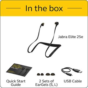 Jabra Elite 25e Wireless Bluetooth Headphones, Compatible with Android & iOS