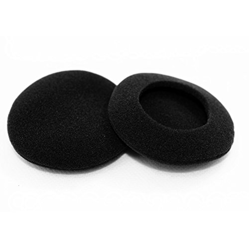 YunYiYi 10 Pairs Black Replacement Earpads Foam Ear Pads Pillow Ear Cushions Covers Cups Repair Parts Compatible with Sony MDR-023 Walkman Headset Headphones