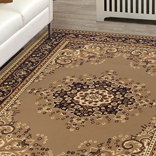 SUPERIOR Leopold Area Rug Collection 4X6 Rug, Multicolor