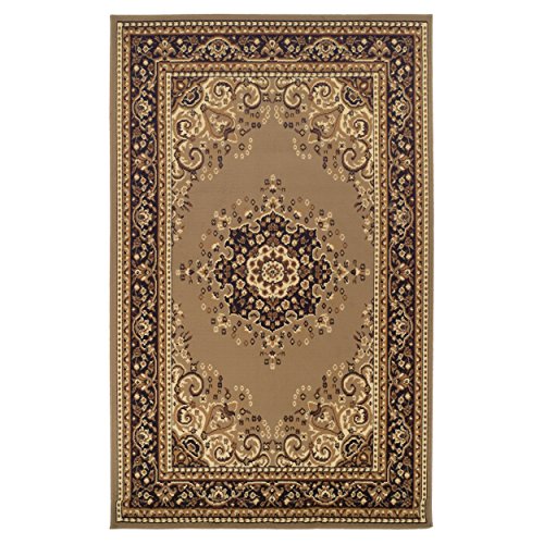 SUPERIOR Leopold Area Rug Collection 4X6 Rug, Multicolor