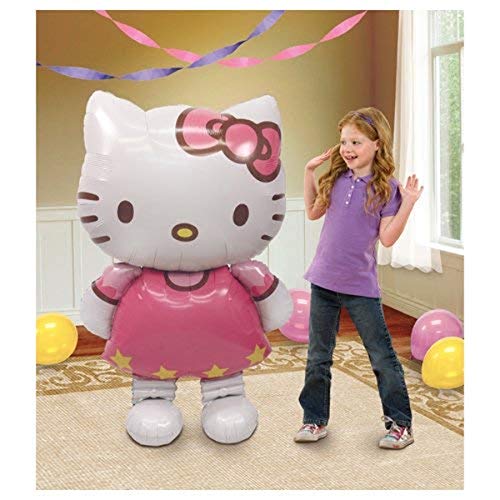 Anagram Hello Kitty Airwalkers Foil Balloon, 50", Multicolored