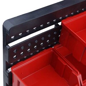 STEEL CORE 42703 30 Bin Wall Mount Parts Rack