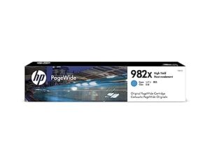 hp 982x | pagewide cartridge high yield | cyan | t0b27a 8.7" x 2.1" x 1.9"