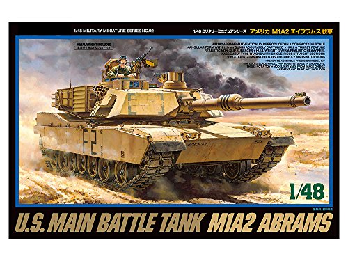 Tamiya 32592 1/48 M1A2 Abrams Plastic Model Kit