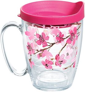 tervis japanese cherry blossom party supplies, clear, 16 oz