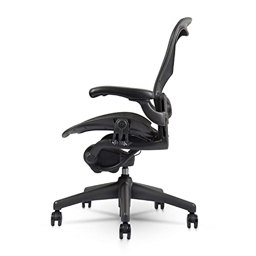 Herman Miller Classic Aeron Chair - Fully Adjustable, Carpet Casters, Size B (Open Box)