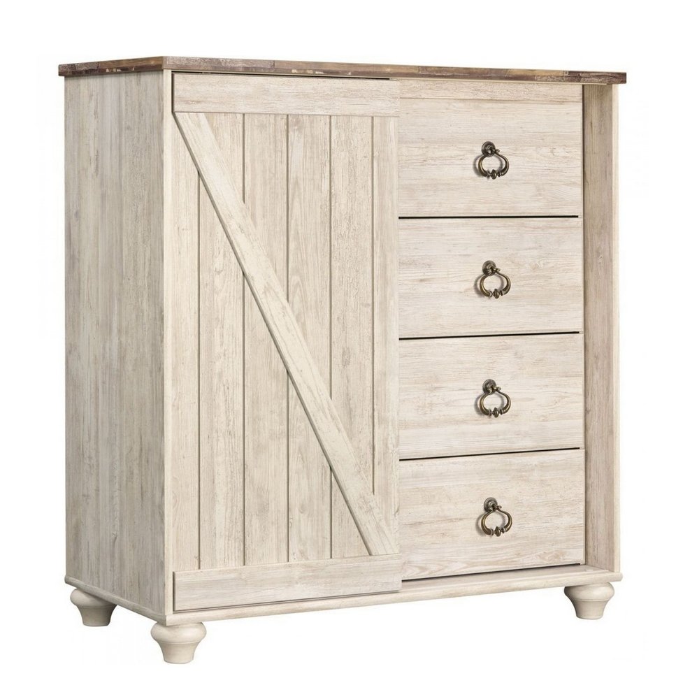 Signature Design by Ashley Willow ton Dresser, White Wash