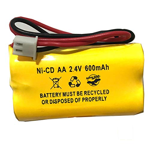 10010034 10010036 Lithonia Exitronix Interstate NIC1394 BEL-179 2.4V 600MAH Battery Exit Sign Emergency Light NiCad 2.4v 400mah 500mah 700mah 2.4v 1000mah for Replacement Batteryhawk, LLC