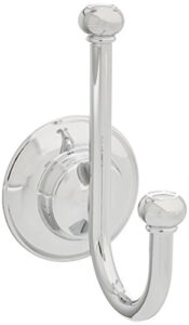 porter double towel hook in polished chrome