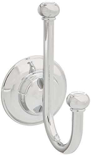 Porter Double Towel Hook in Polished Chrome