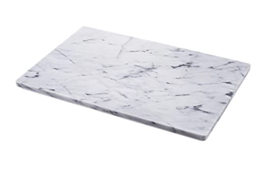 JEmarble Pastry Board 16x20 inch with Non-Slip Rubber Feets for Stability Perfect for Keep the Dough Cool and Chocolate Tempering(Premium Quality)