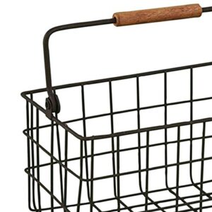 Park Designs Bale Handle Magazine Baskets Set - Black