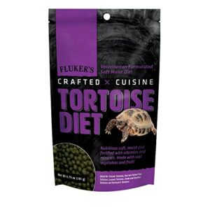 fluker's crafted cuisine diet - tortoise food, made with real fruits & veggies, 6.75oz