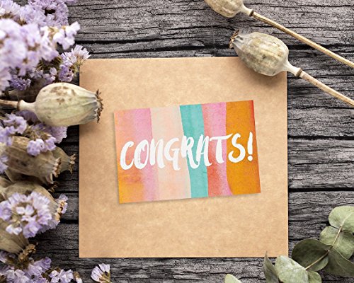 36 Pack Assorted All Occasion Greeting Cards with Envelopes - Featuring Congratulations Cards for Engagement Wedding - 4 x 6 Inches