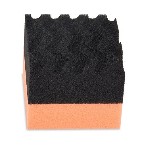 Liquid X Large Foam Dressing Applicator Pad - for Tires, Leather, or Door Panels Durafoam Contoured - Durable & Reusable (2 Pack)