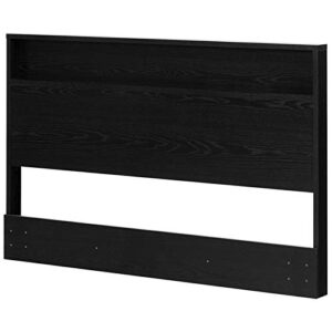 south shore holland headboard (54/60''), full/queen, black oak