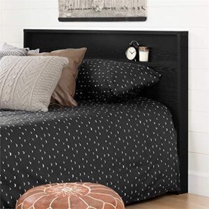 South Shore Holland Headboard (54/60''), Full/Queen, Black Oak