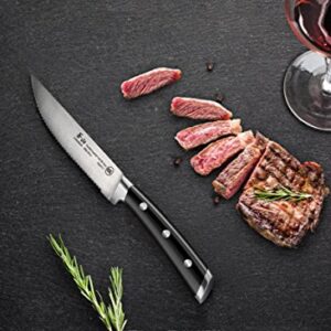 Cangshan TS Series 1020724 Swedish 14C28N Steel Forged 4-Piece Steak Knife Set