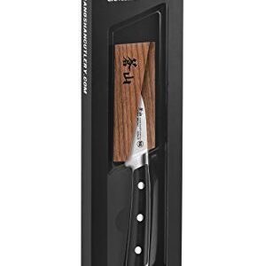 Cangshan TS Series 1020625 Swedish 14C28N Steel Forged 2.75-Inch Peeling Knife and Wood Sheath Set