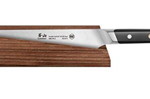 Cangshan TC Series 1021080 Swedish 14C28N Steel Forged 7-Inch Nakiri Knife and Wood Sheath Set