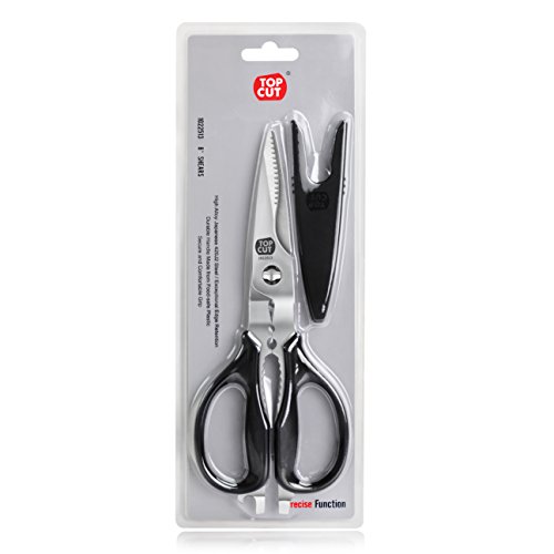 Top Cut 1022513 Heavy Duty Kitchen Shears and Multi Purpose Scissors, 9-Inch