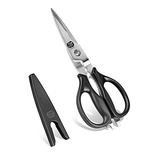 Top Cut 1022513 Heavy Duty Kitchen Shears and Multi Purpose Scissors, 9-Inch