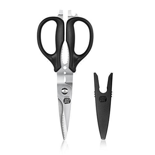 Top Cut 1022513 Heavy Duty Kitchen Shears and Multi Purpose Scissors, 9-Inch