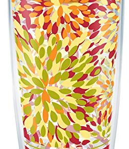 Tervis Made in USA Double Walled Fiesta Insulated Tumbler Cup Keeps Drinks Cold & Hot, 16oz, Sunny Calypso