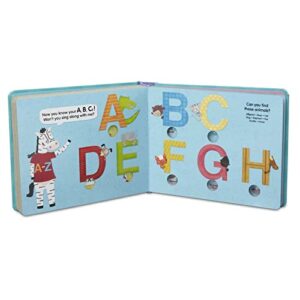 Melissa & Doug Children's Book - Poke-a-Dot: An Alphabet Eye Spy (Board Book with Buttons to Pop) - Alphabet Pop It Book, Push Pop Book For Toddlers And Kids Ages 3+