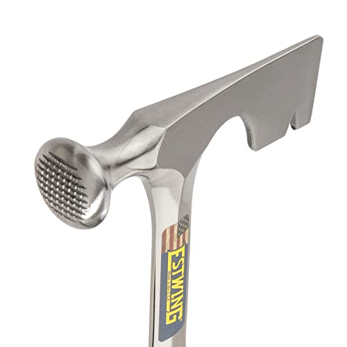 ESTWING Drywall Hammer - 14 oz Wall Board Tool with Milled Face & Shock Reduction Grip - E3-11