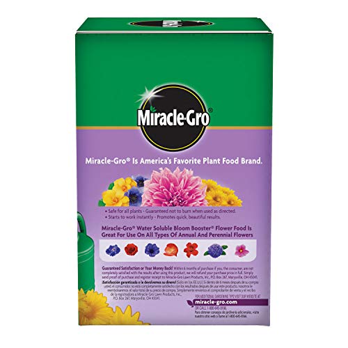 Miracle-Gro 1001921 Water Soluble Flower Food, 1.5 lb