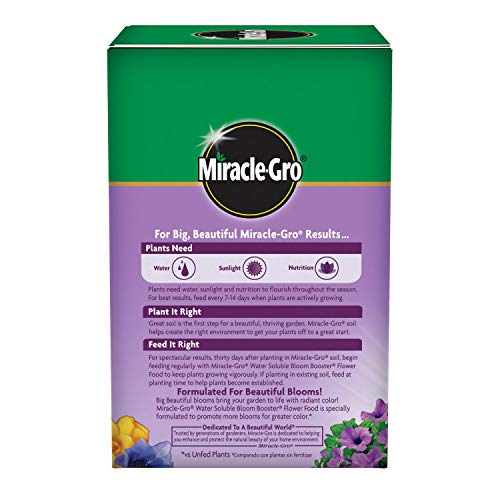 Miracle-Gro 1001921 Water Soluble Flower Food, 1.5 lb