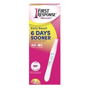 first response early result pregnancy test, 3 pack (packaging & test design may vary)