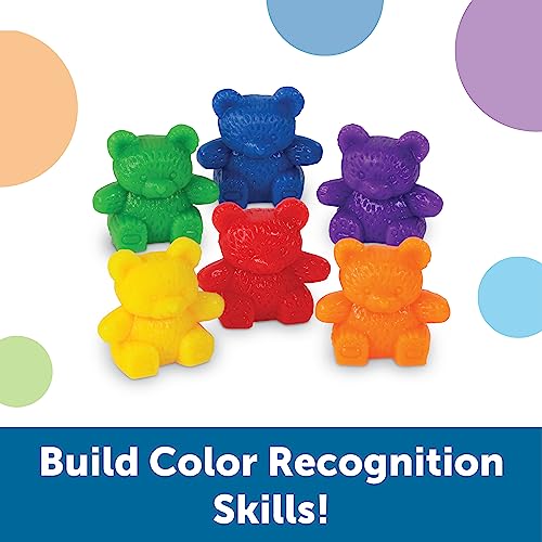 Learning Resources Baby Bear Counters - 102 Pieces, Ages 3+ | Grades Pre-K+ Toddler Learning Toys, Counters for Kids, Counting Manipulatives, Teddy Bear Counters, Back to School Gifts for Kids