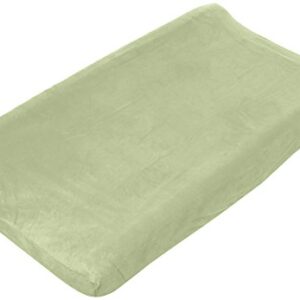 Summer Ultra Plush Changing Pad Cover, Sage