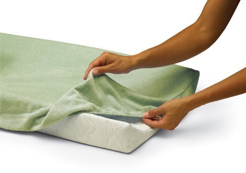 Summer Ultra Plush Changing Pad Cover, Sage